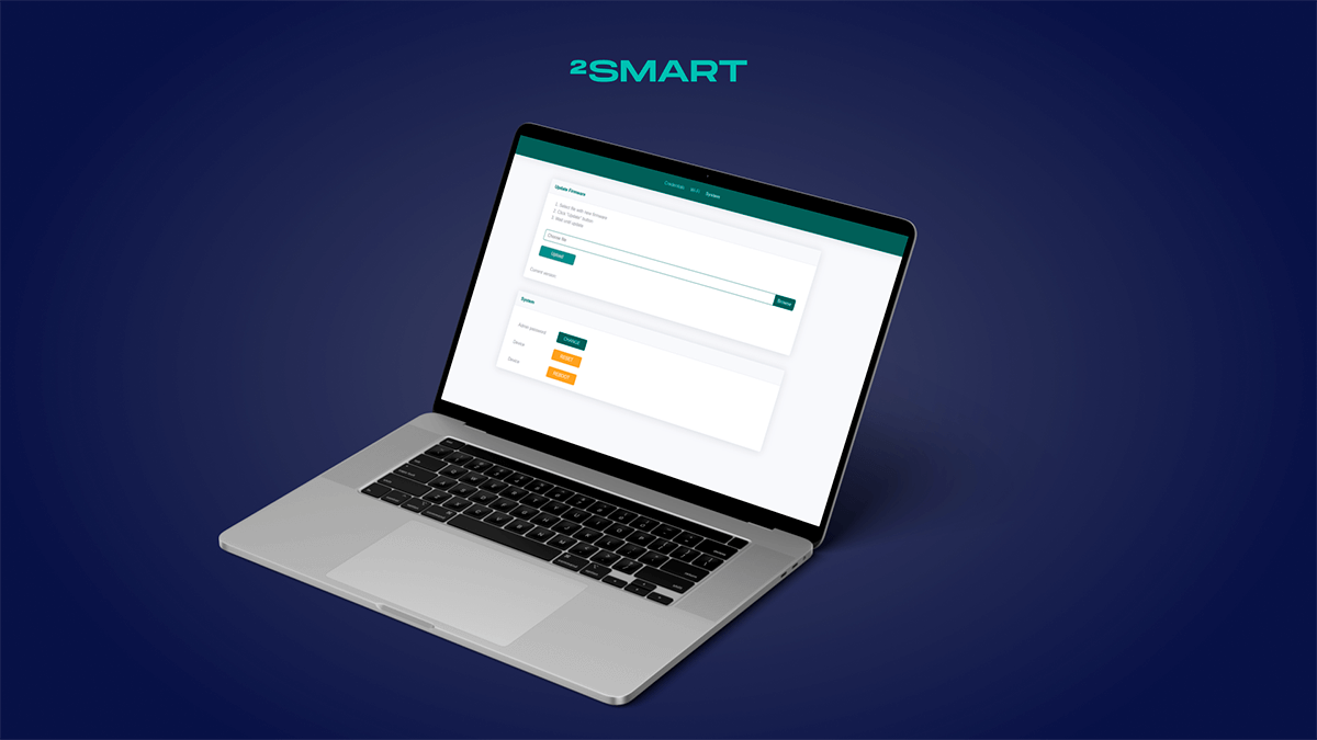 The Built In Web Admin Panel Of The Device With Sdk Based Firmware Functionality And Value 2smart