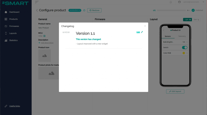 Platform updates: 13.07.2022 | 2Smart